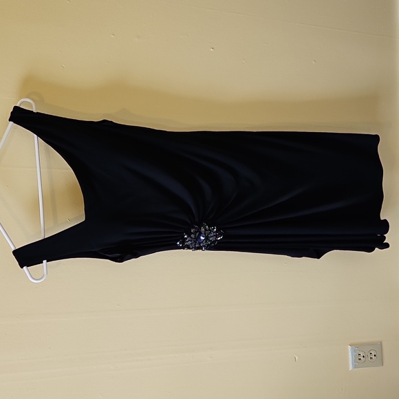 Cachet | Dresses | Elegant Navy Blue Dress With Embellished Detail ...